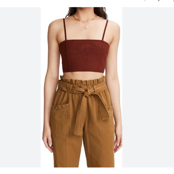 A.L.C. | Tops | Alc Crop Top Us Medium Winnie Bra Sumac | Poshmark